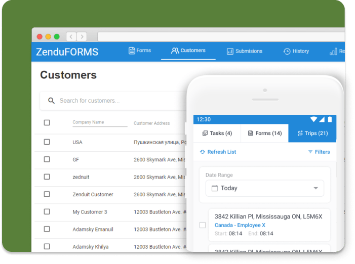 Zenduforms Make Digital Forms Gofleet