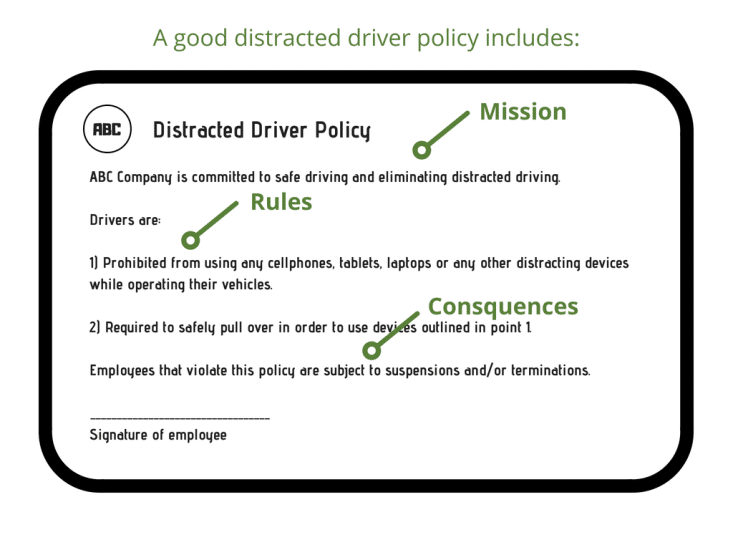 Distracted Driving Laws & Policies - GoFleet Tracking
